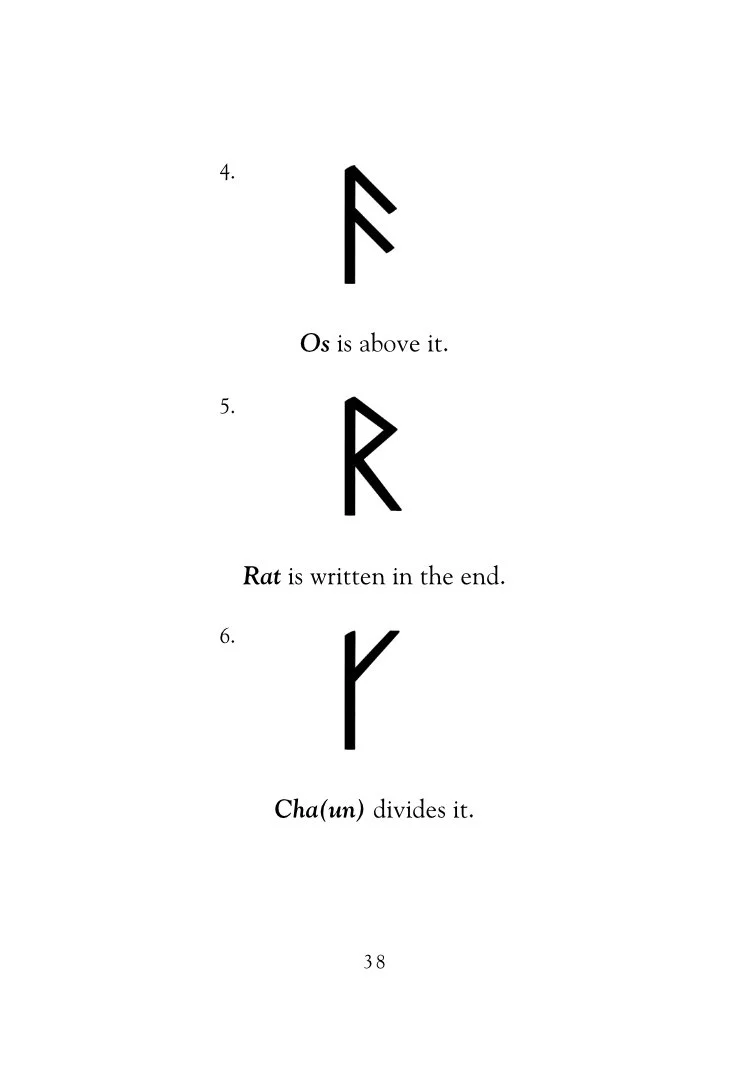 Nordvig's "The Danish and Norwegian Rune Poems" — H Y L D Y R
