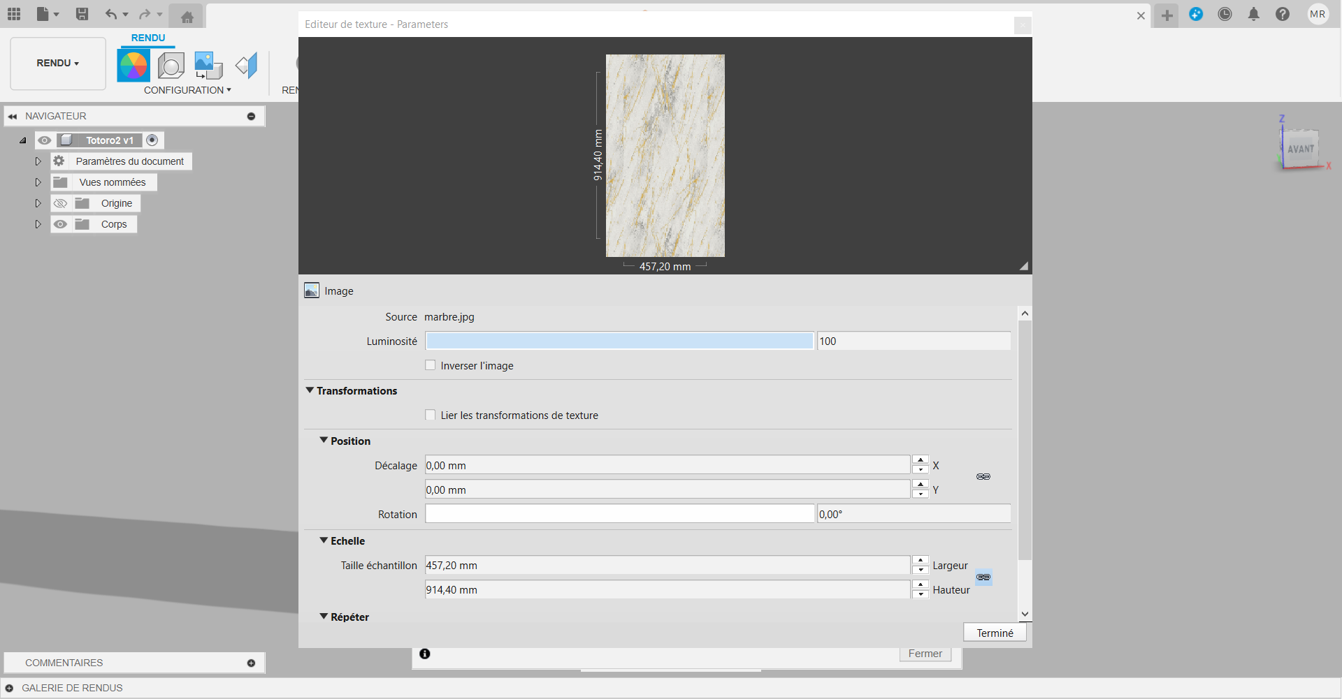 Textures Fusion 360 : guide complet CAO 3D — La Nouvelle École