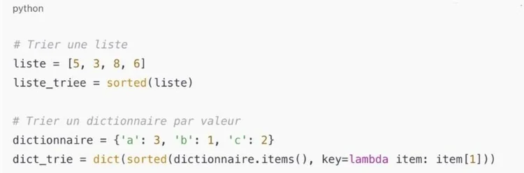 Top 10 des codes Python pour développeurs et débutants — La Nouvelle École