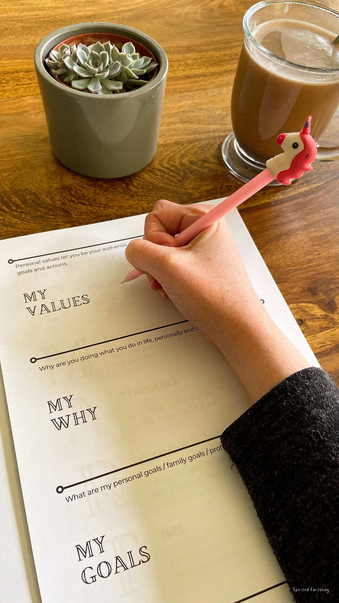 Book of Goals | Spirited Earthling