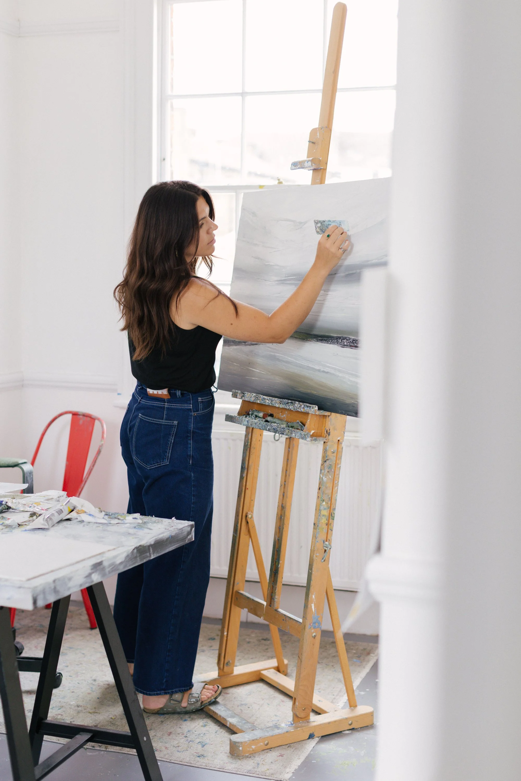 GEORGIA HART | Landscape knife painter