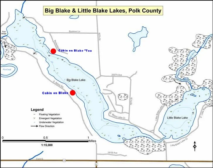 About Big Blake Lake — Up North Cabin rentals