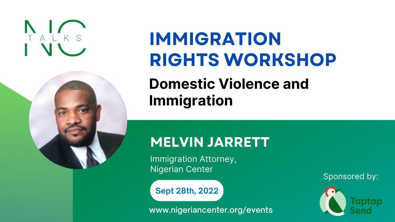Know Your Rights Immigration Workshop — Nigerian Center