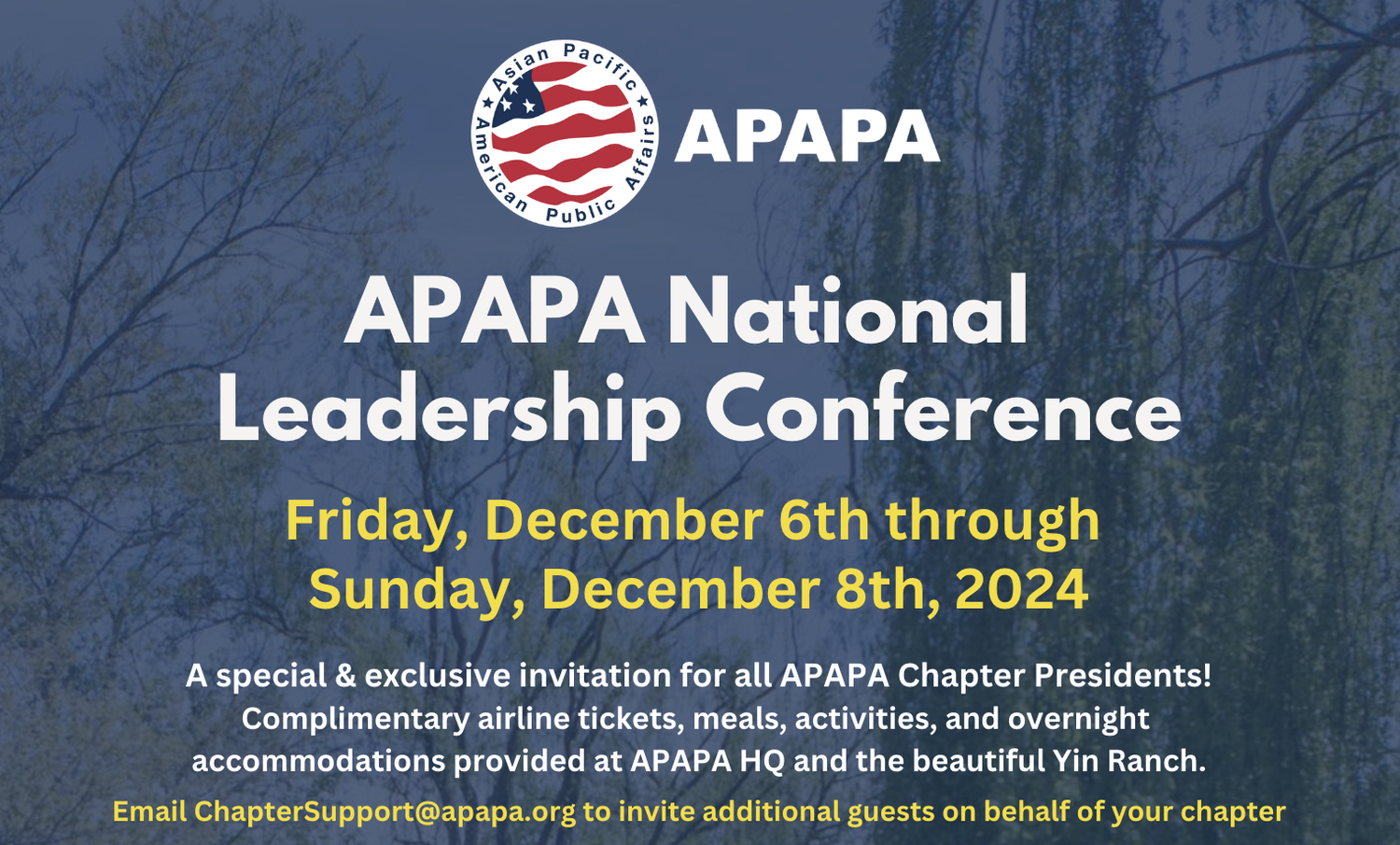 Upcoming Events — APAPA