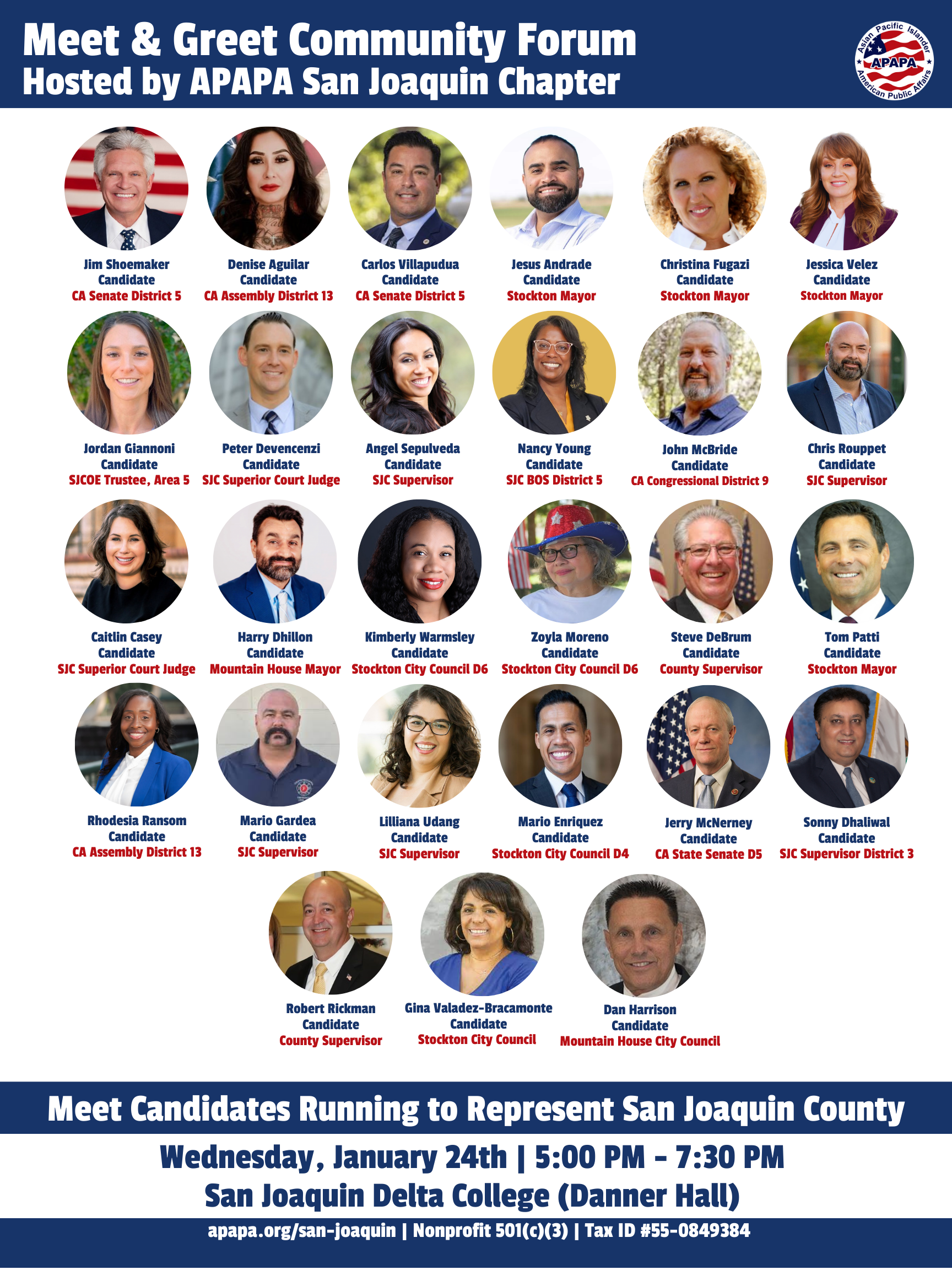 San Joaquin County, CA — APAPA