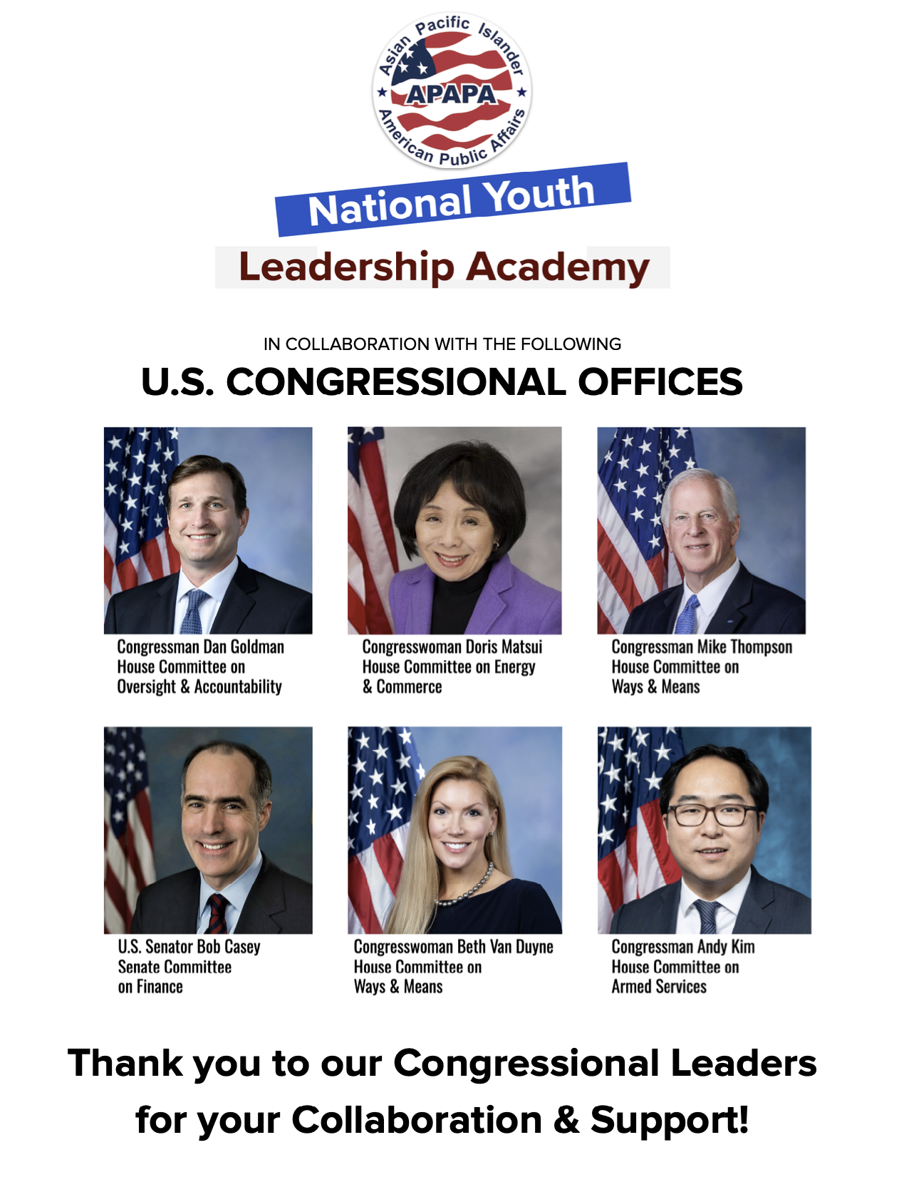 APAPA National Youth Leadership Academy - July 16-18, 2024 — APAPA