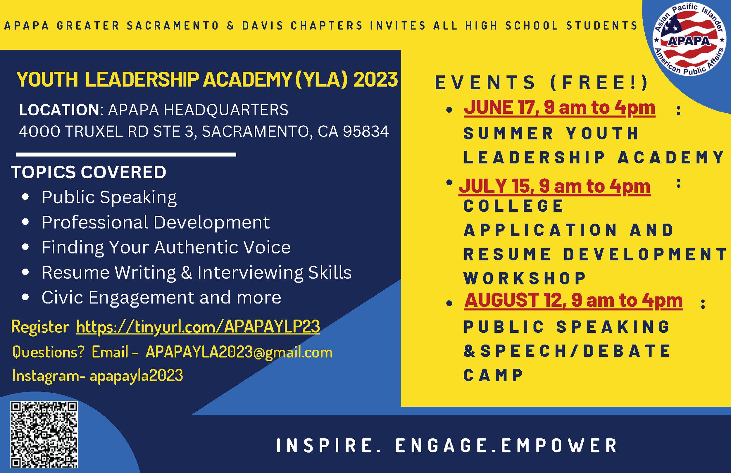 Sacramento, California Chapter — APAPA