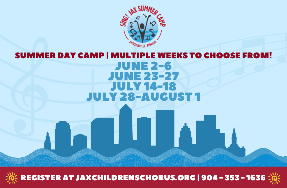 SING! Jax Summer Camp Week 1 — Jacksonville Children's Chorus