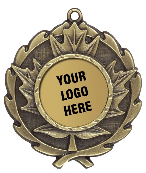 Maple Leaf Medal — Trophy Kingdom - Most Trusted Trophy Store In Canada