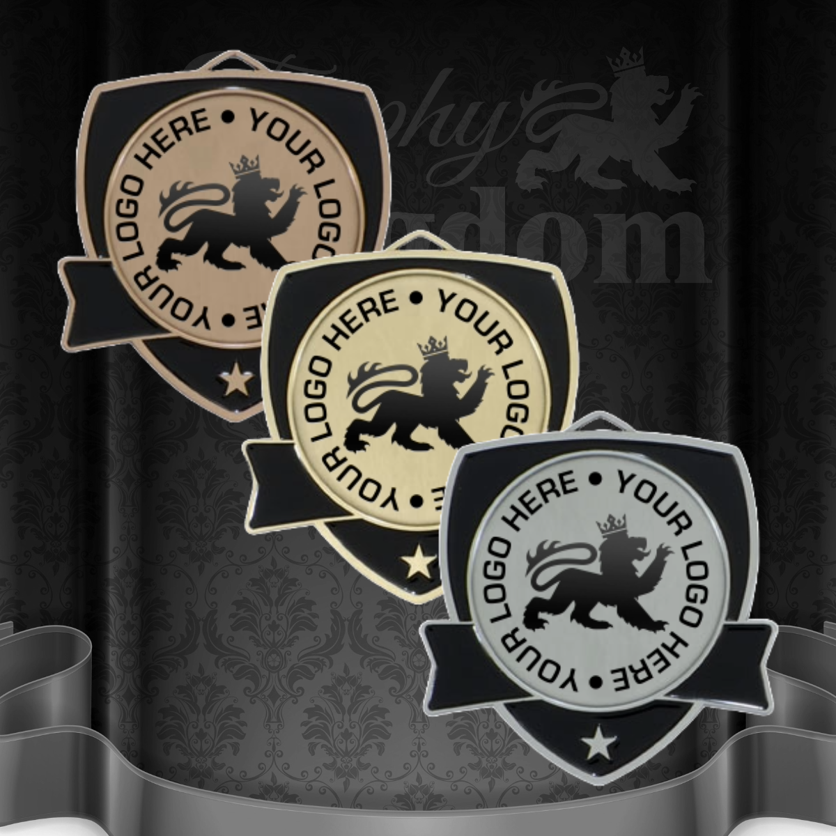 Varsity Custom Logo Medal 2 Sizes — Trophy Kingdom - Most Trusted ...