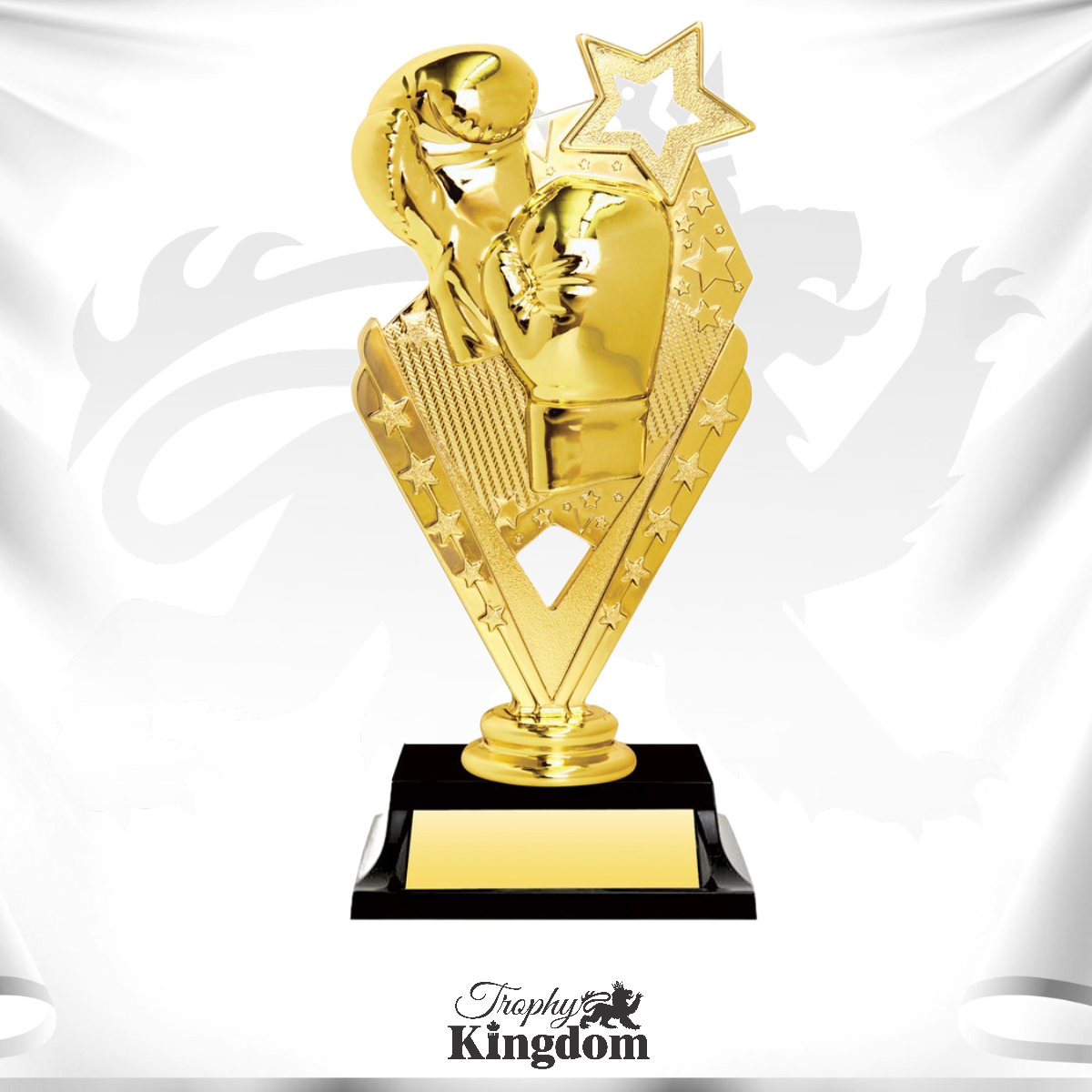 Gold Boxing Trophy — Trophy Kingdom - Most Trusted Trophy Store In ...
