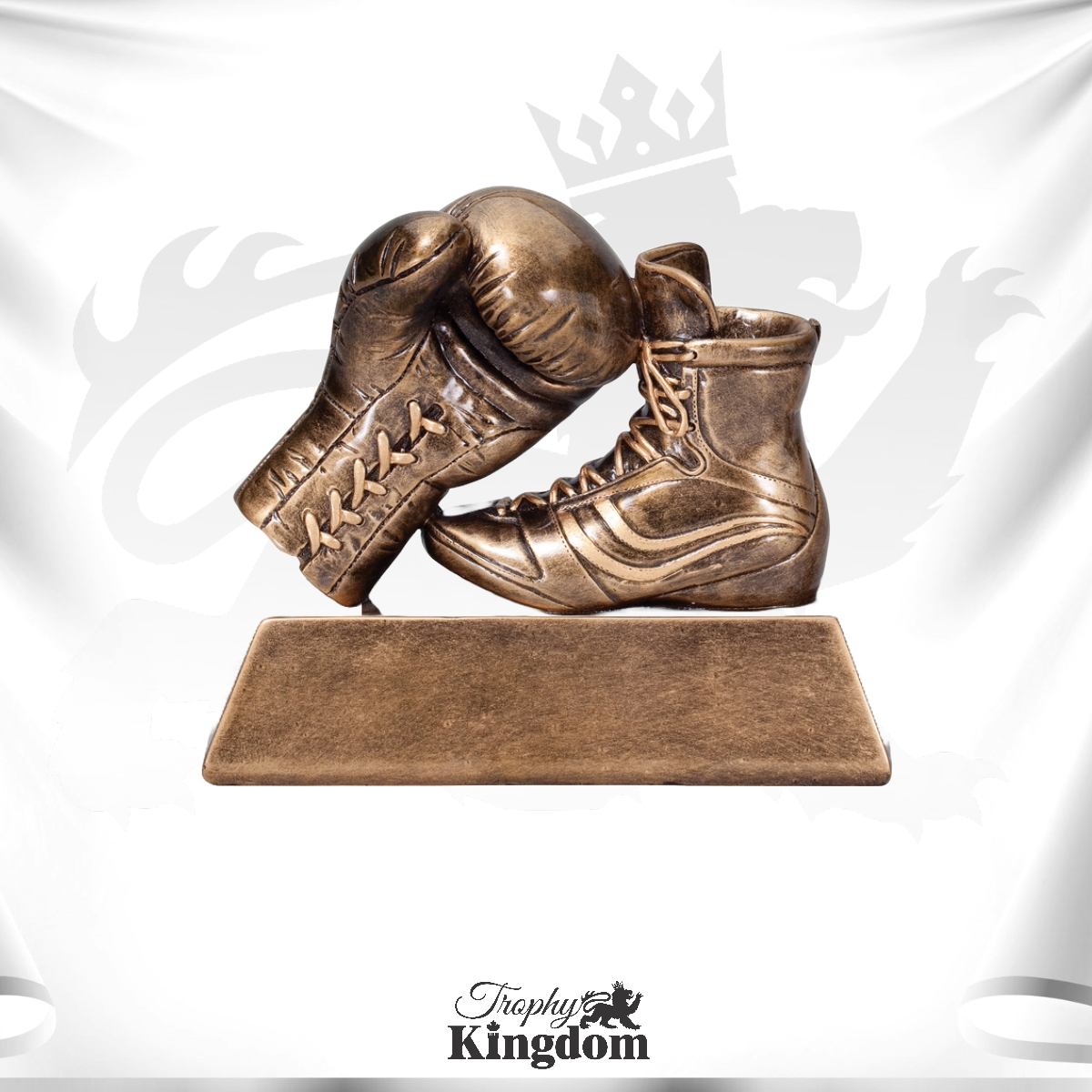 Gold Boxing Gloves Statue — Trophy Kingdom - Most Trusted Trophy Store ...