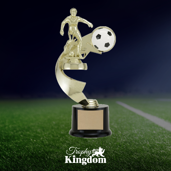 Ribbon Star Soccer Trophy — Trophy Kingdom - Most Trusted Trophy Store In Canada — Trophy ...