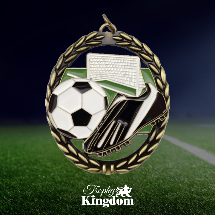 Soccer Negative Space Medal — Trophy Kingdom - Most Trusted Trophy ...