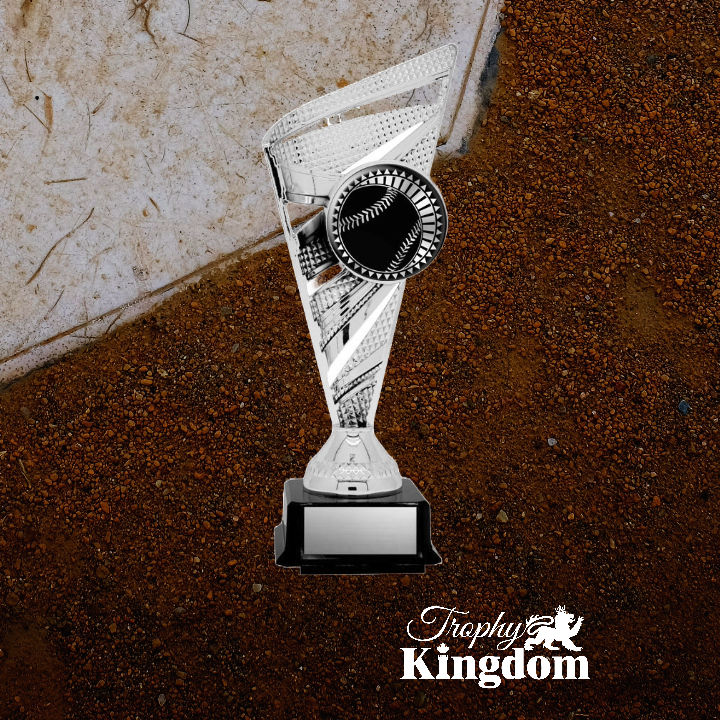 Solar Series Baseball Silver Trophy — Trophy Kingdom - Most Trusted Trophy Store In Canada ...