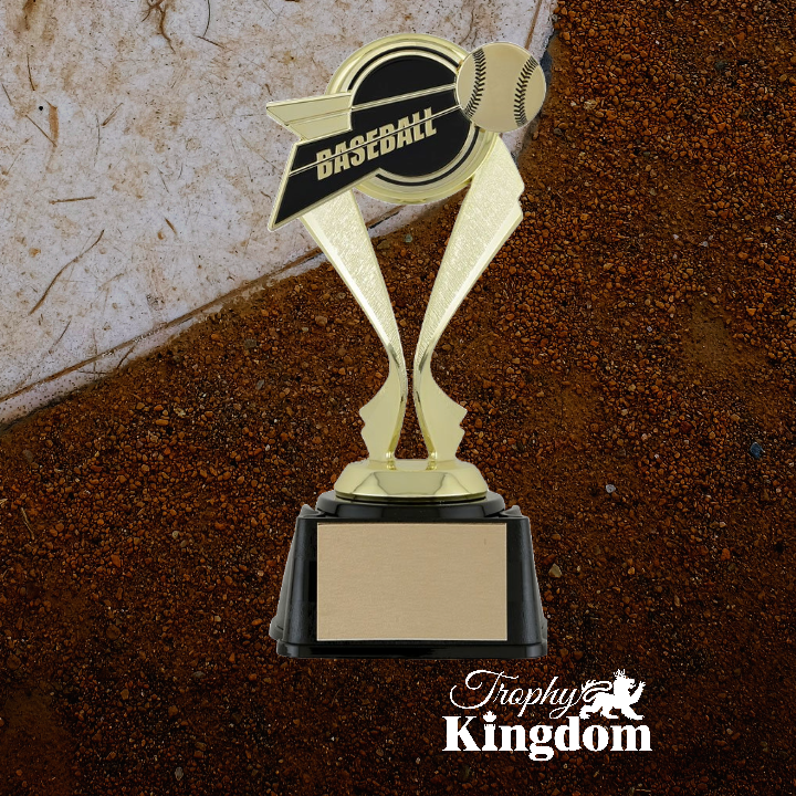 Baseball Bullseye Gold Resin Trophy — Trophy Kingdom - Most Trusted ...