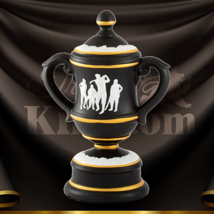 Cameo Ceramic Golf Cup Trophy — Trophy Kingdom - Most Trusted Trophy ...