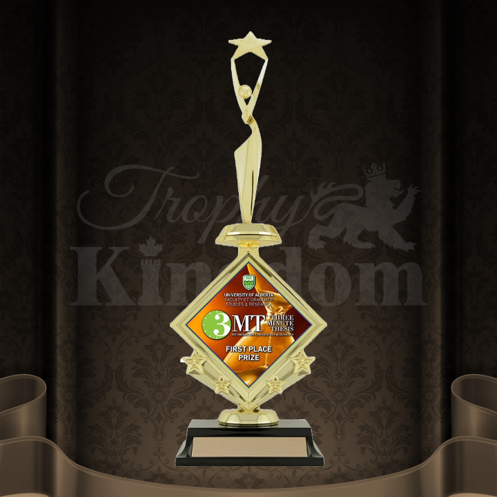 Diamond Star Riser Trophy — Trophy Kingdom - Most Trusted Trophy Store In Canada — Trophy ...