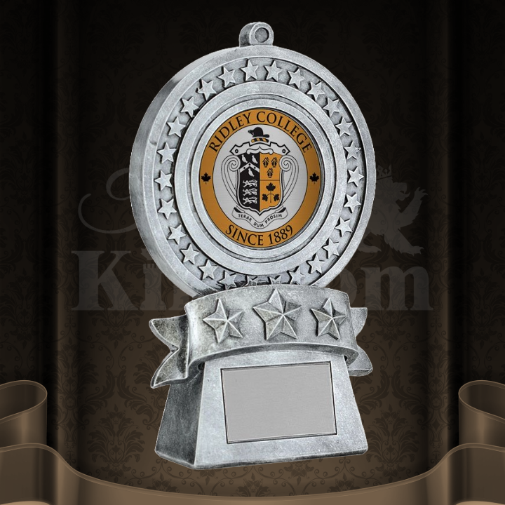 School Emblem Star Medal Knowledge Trophy — Trophy Kingdom - Most ...