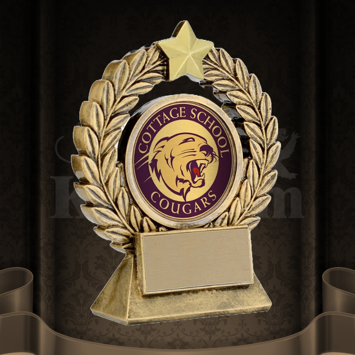 Garland School Trophy — Trophy Kingdom - Most Trusted Trophy Store In ...