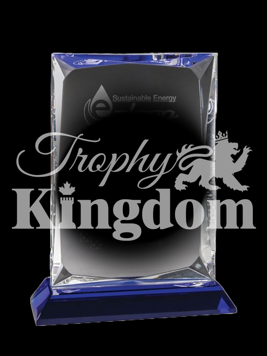 Crystal Angular Block Trophy — Trophy Kingdom - Most Trusted Trophy ...