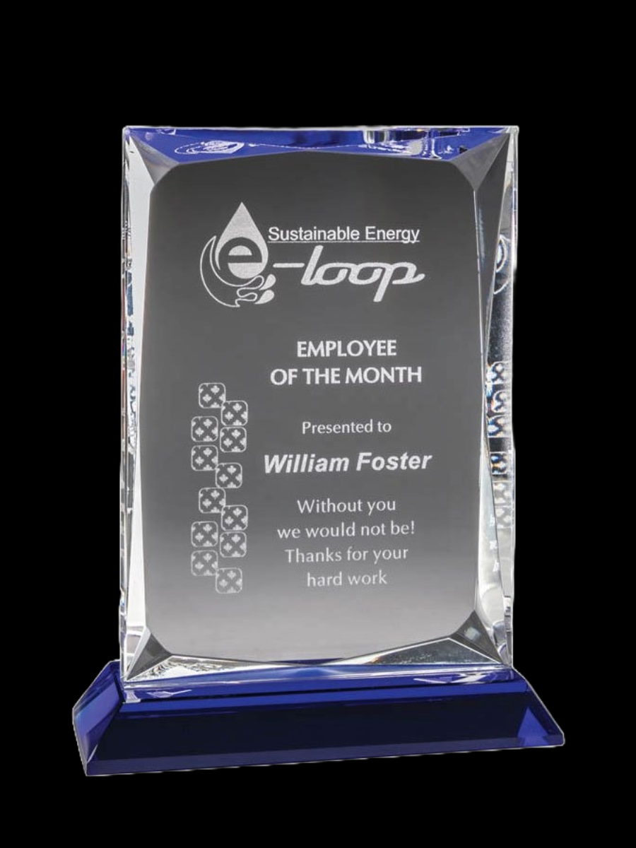 Crystal Angular Block Trophy — Trophy Kingdom - Most Trusted Trophy ...