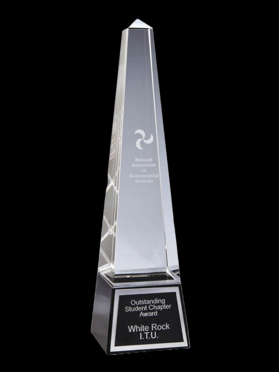 Crystal Obelisk Trophy — Trophy Kingdom - Most Trusted Trophy Store In ...