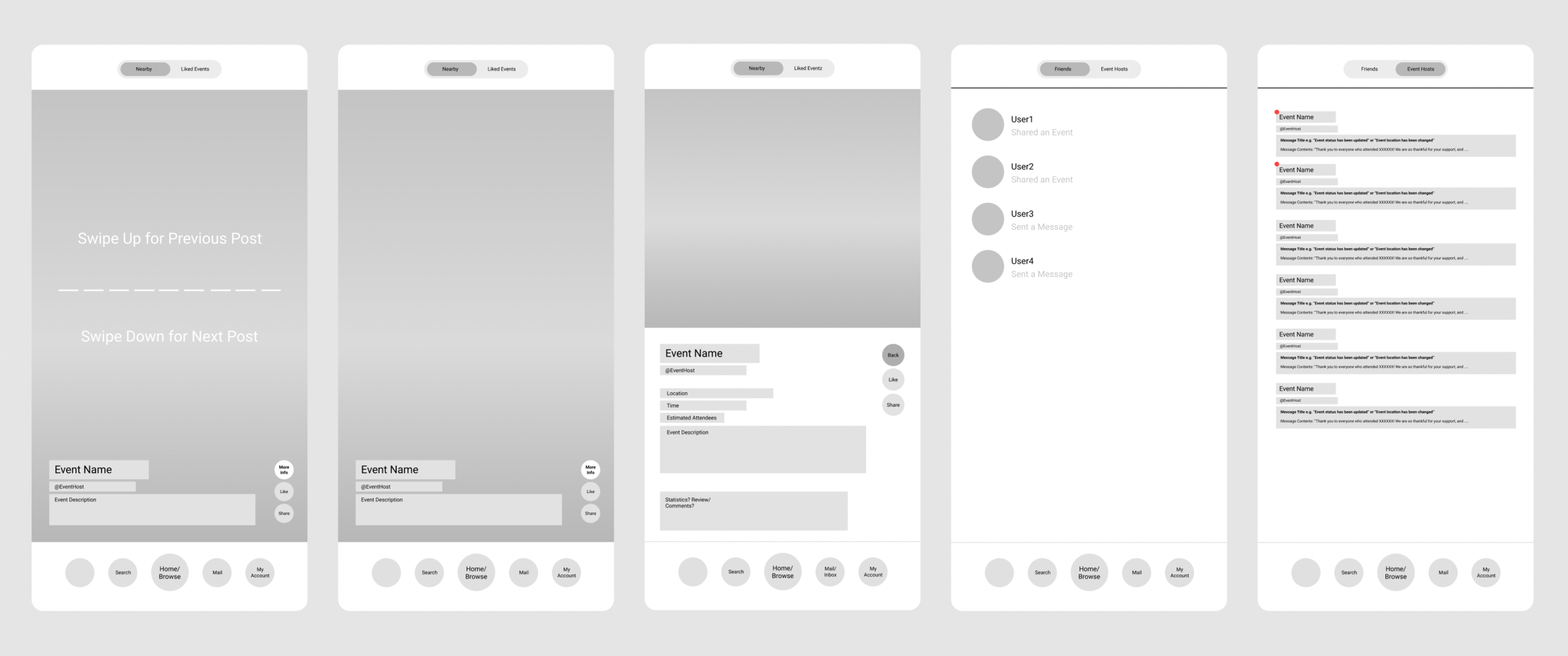 FOMO (Personal Project) - An iOS app for event management and discovery ...