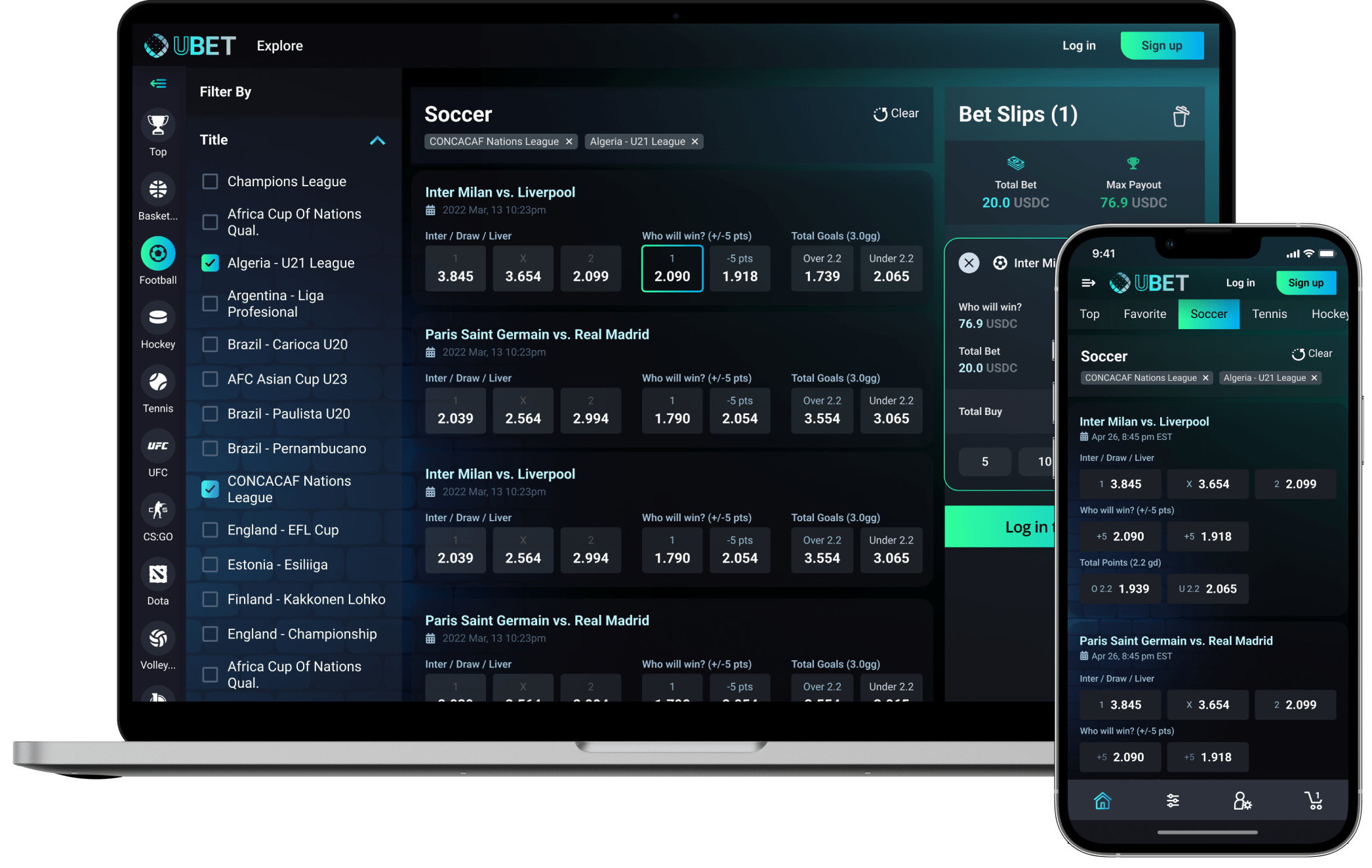 The Better Way To Bet | Decentralized Sports Betting | UBET