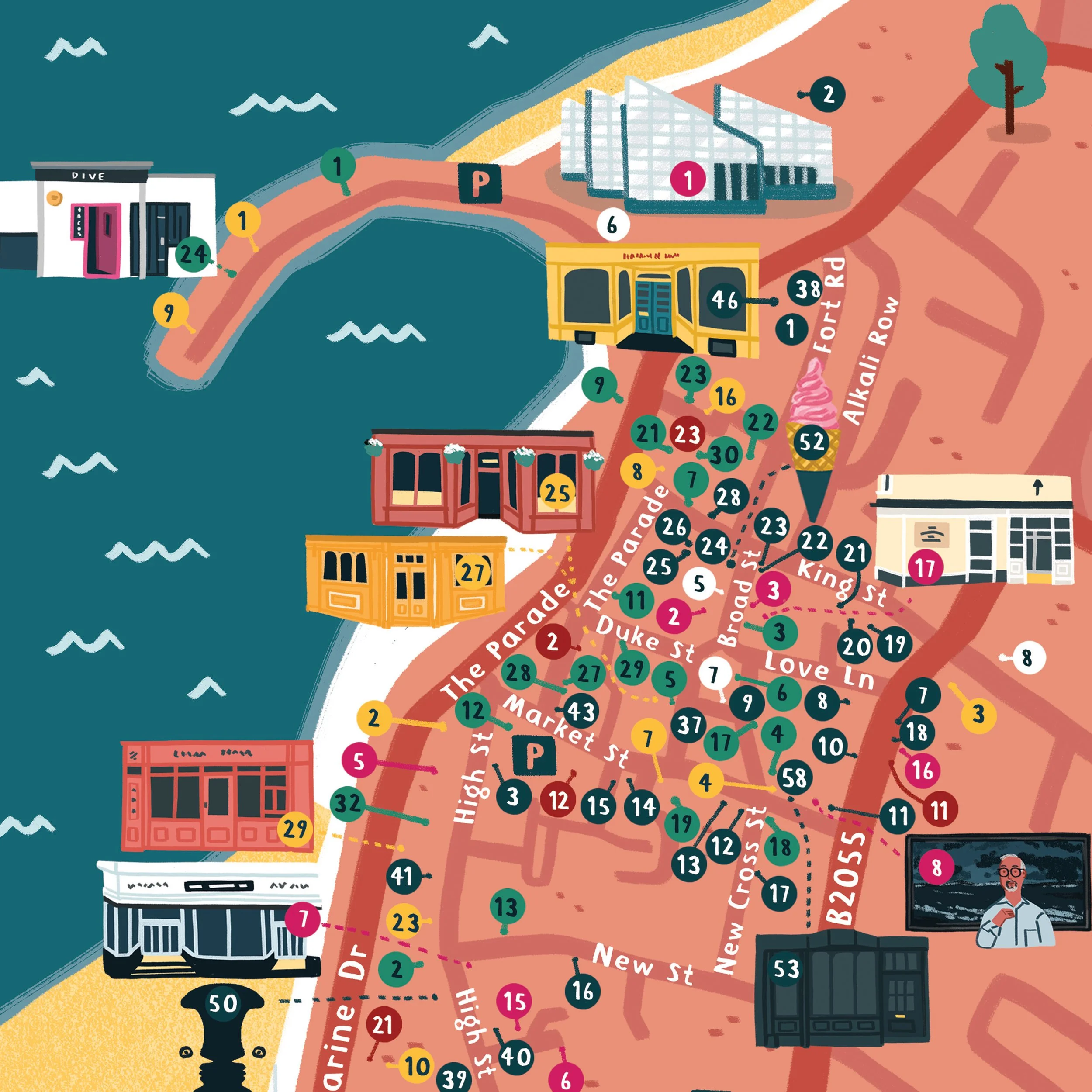 The Solar System print — Alex Foster, book, website and map illustrator