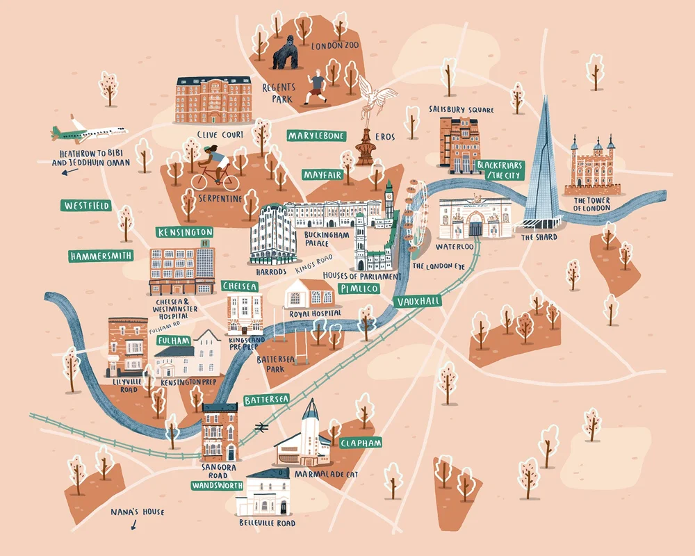 Alex Foster - map illustrator - maps for real estate, city maps, site ...