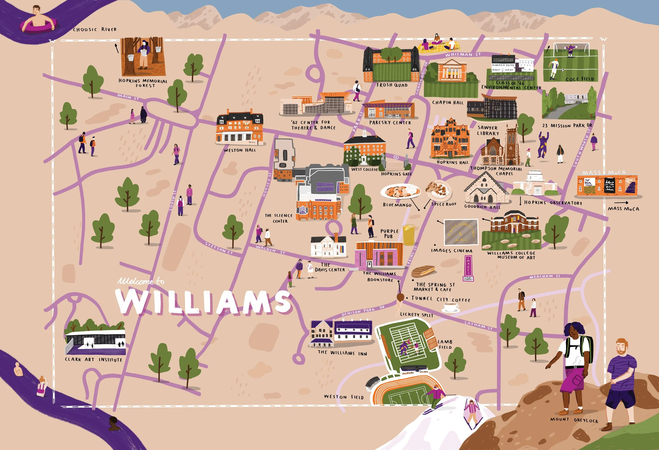 Alex Foster - map illustrator - maps for real estate, city maps, site ...