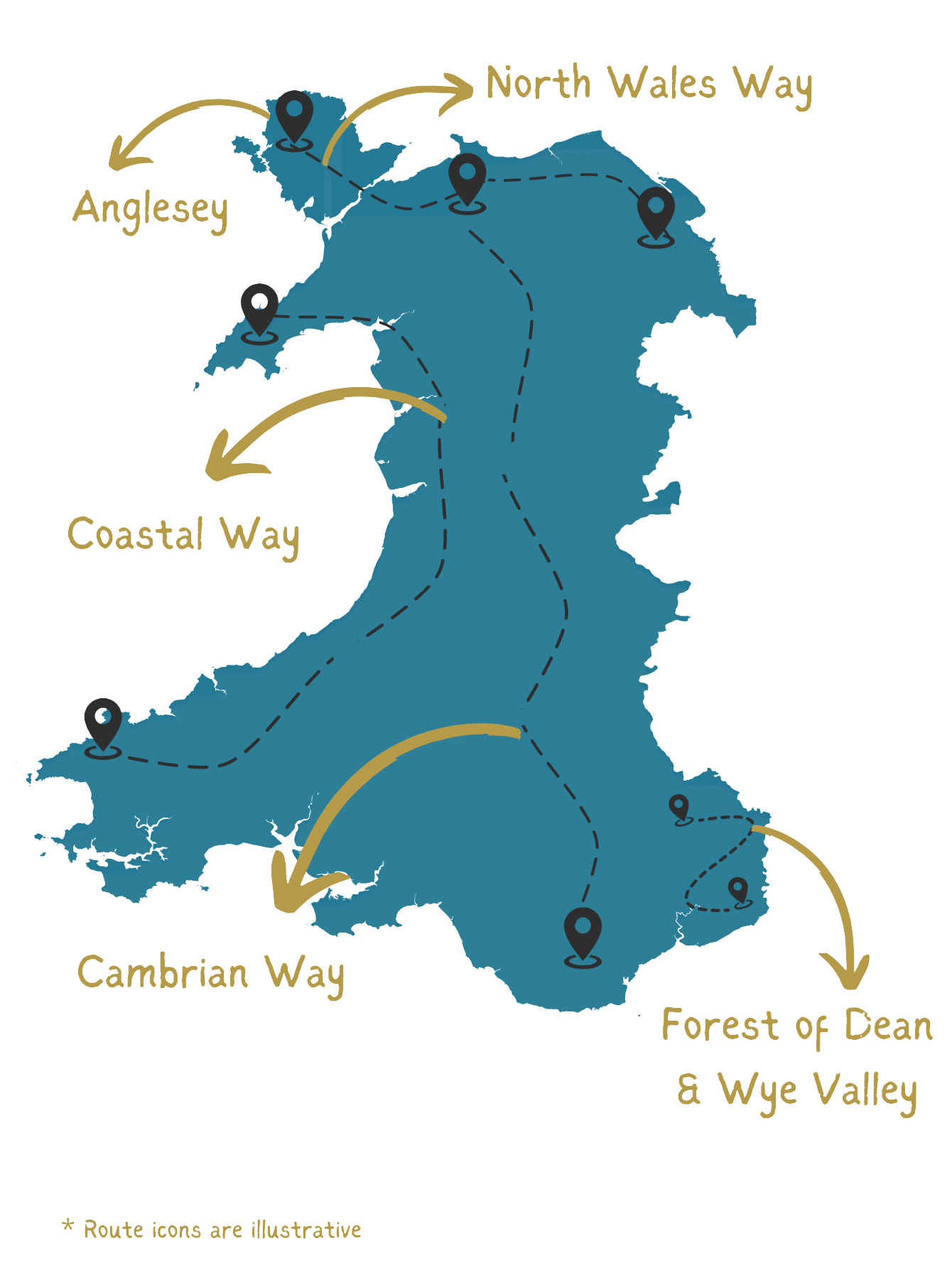 Wales' best road trips