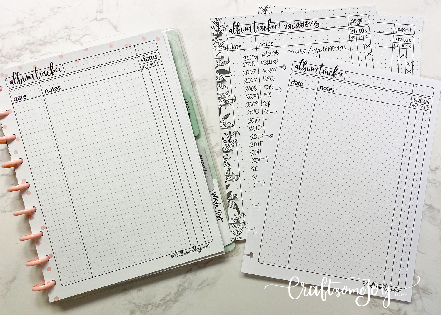 Disc Bound ORGANIZERS for your Craft Room! — Craft Some Joy by Lauren ...