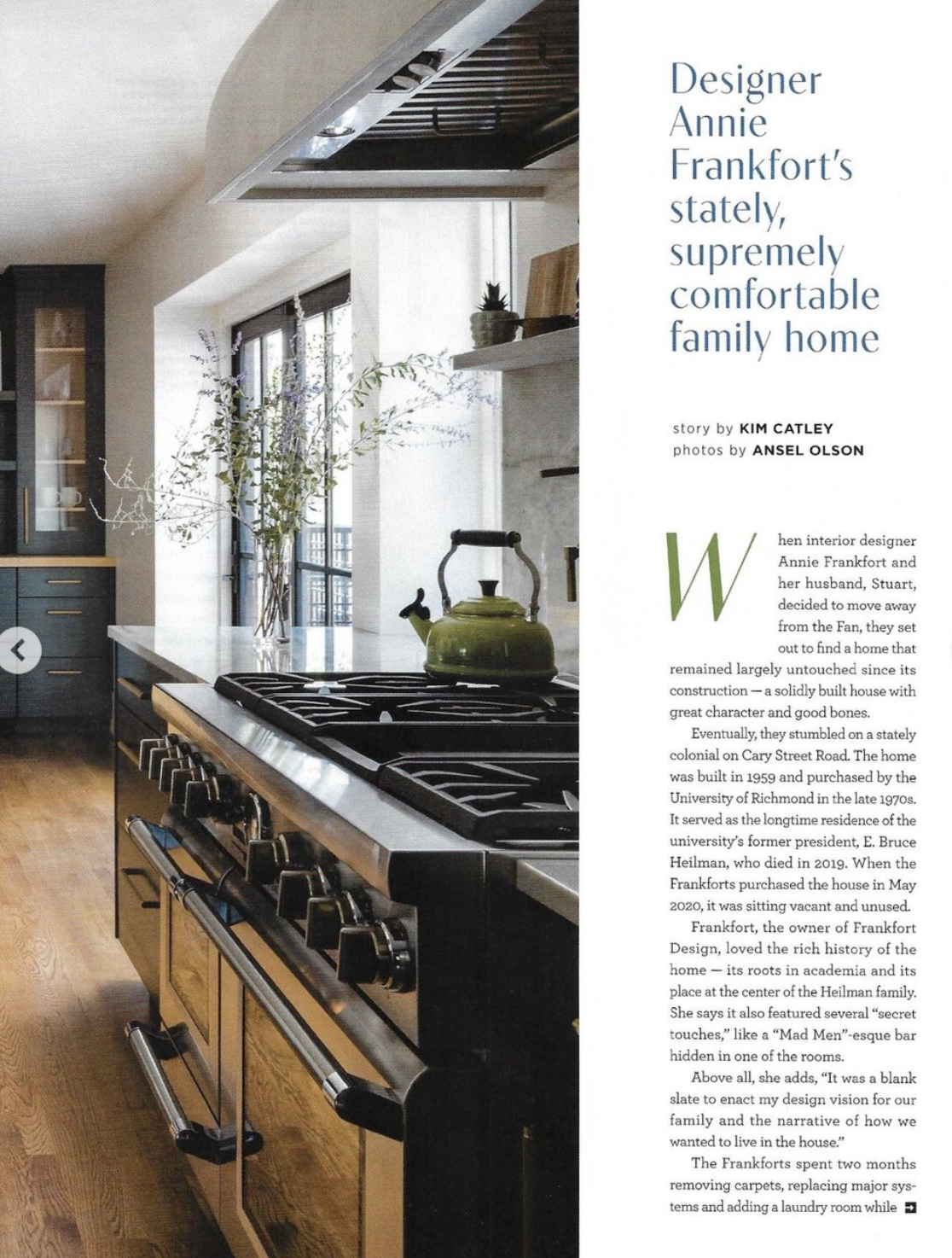AT Frankfort Interiors & Design — Corling Studio