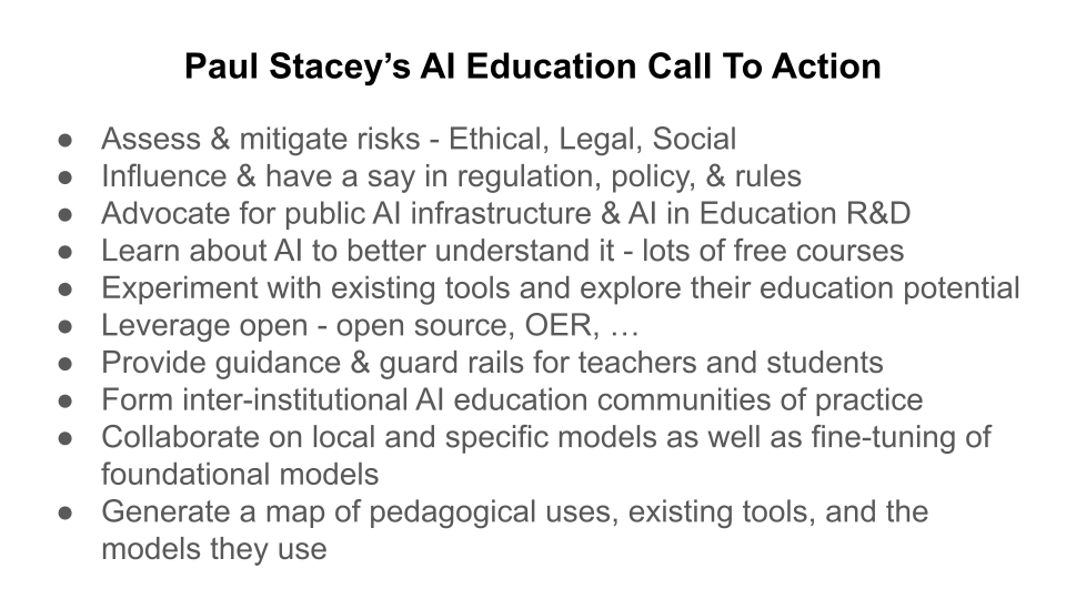 AI, E-learning & Open Education — paulstacey.global