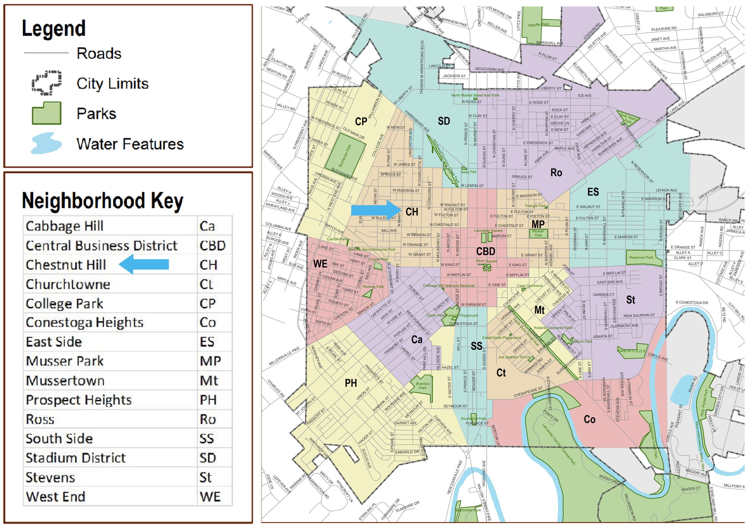 Lancaster Streetscape: Historic Architecture of Lancaster, Pennsylvania