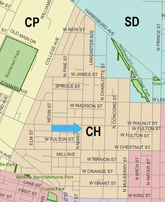 Lancaster Streetscape: Historic Architecture of Lancaster, Pennsylvania