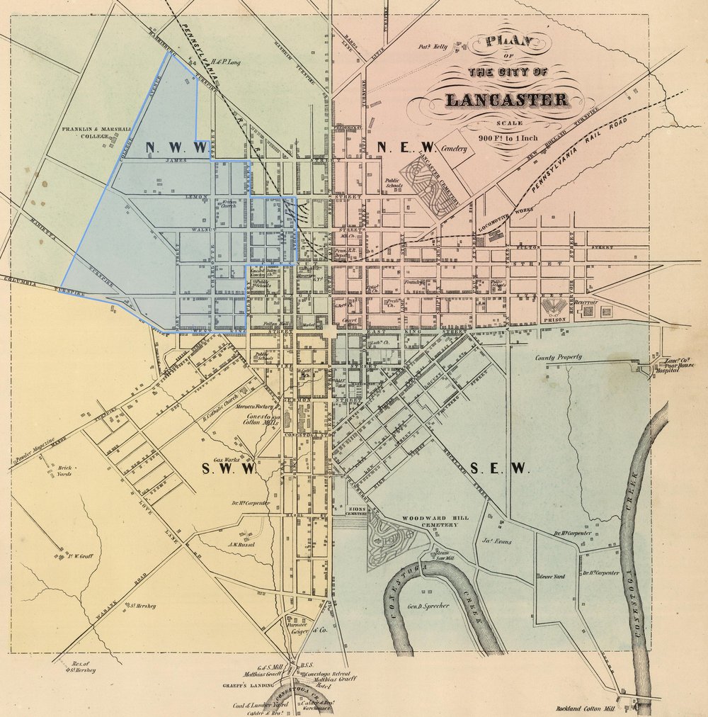 Lancaster Streetscape: Historic Architecture of Lancaster, Pennsylvania
