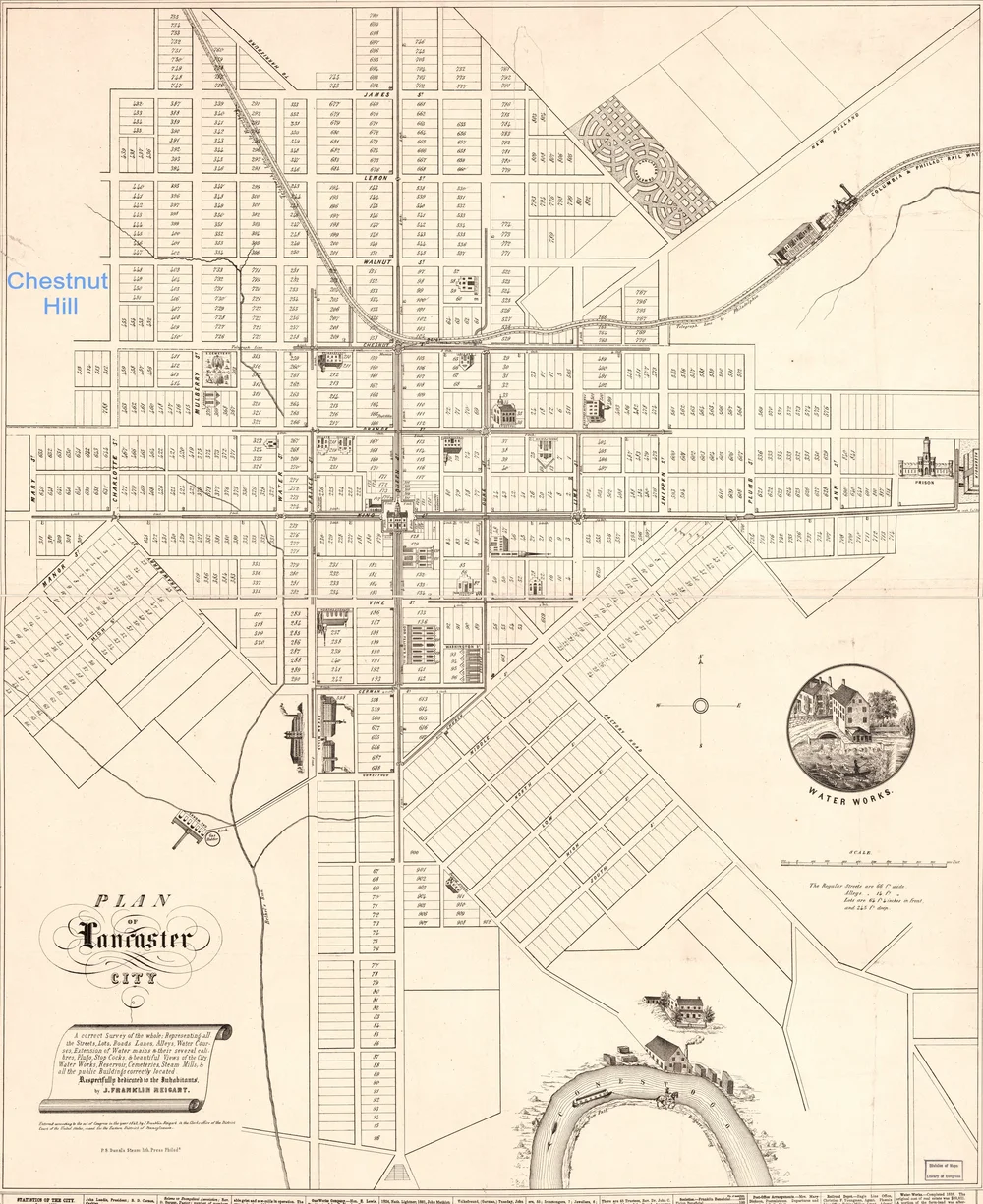Lancaster Streetscape: Historic Architecture of Lancaster, Pennsylvania