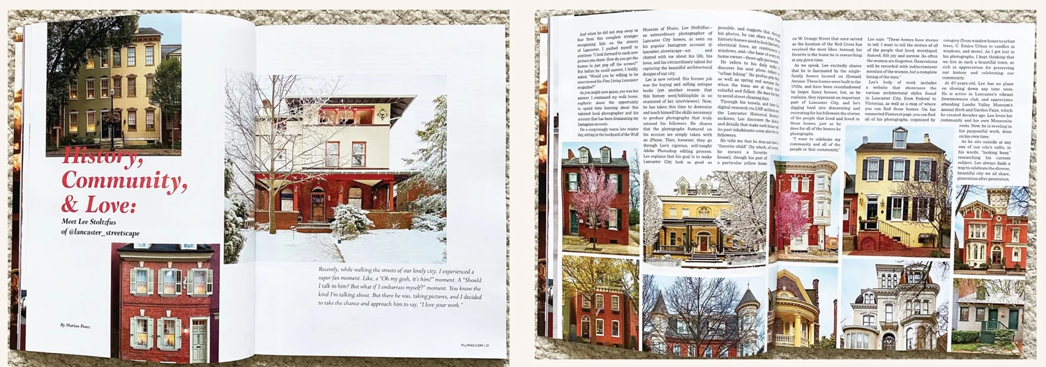 Lancaster Streetscape: Historic Architecture of Lancaster, Pennsylvania