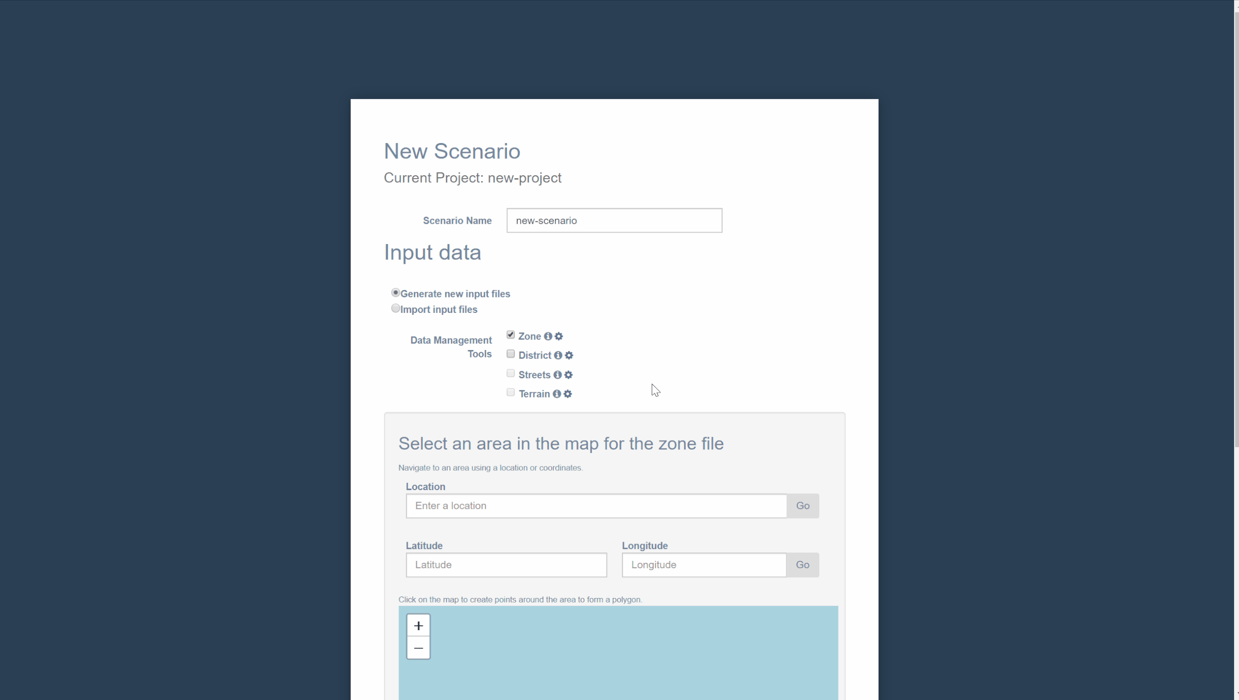 Getting started with your own project — City Energy Analyst (CEA)