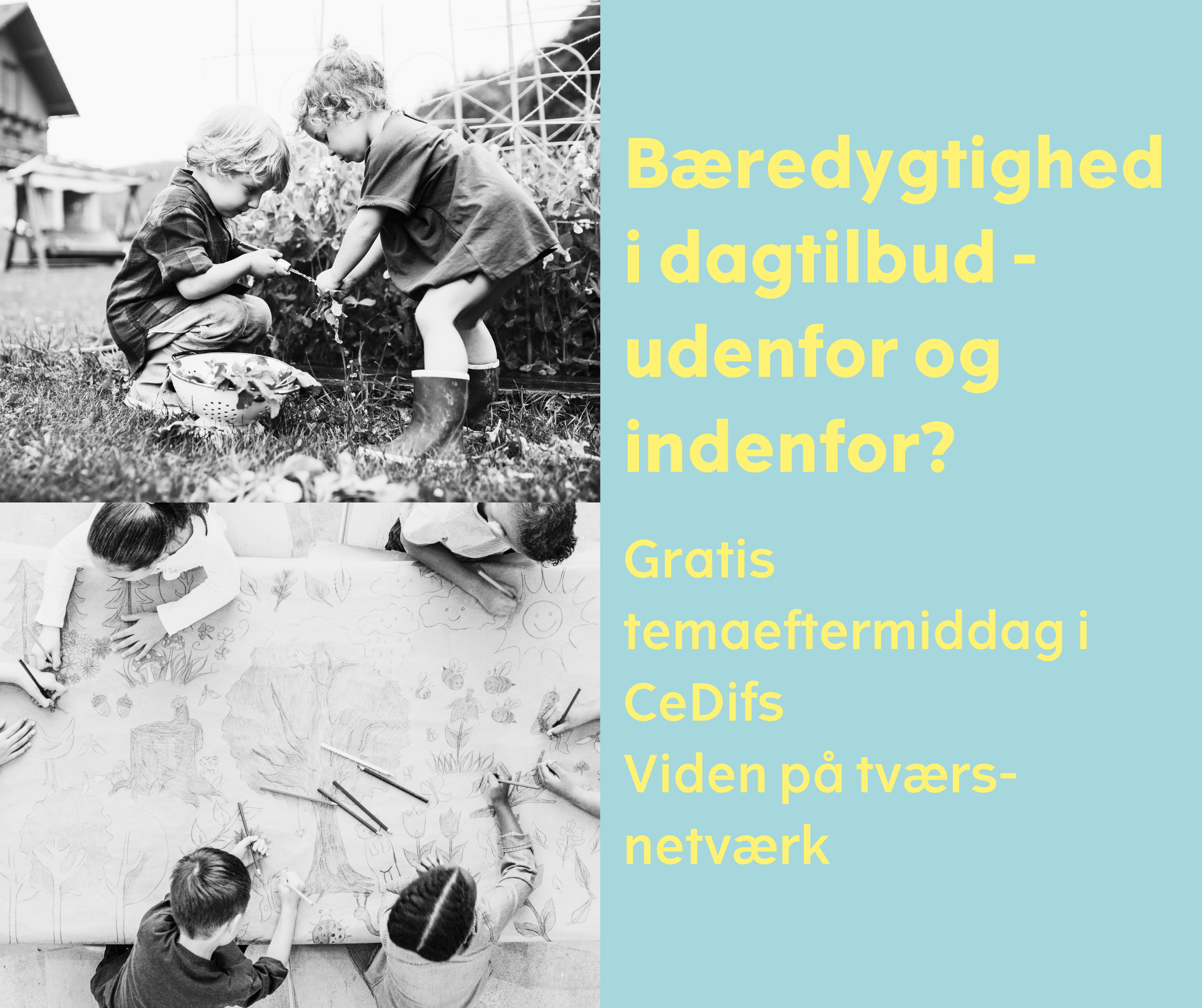 Bæredygtighed i dagtilbud - udenfor og indenfor? — Center for Daginstitutionsforskning