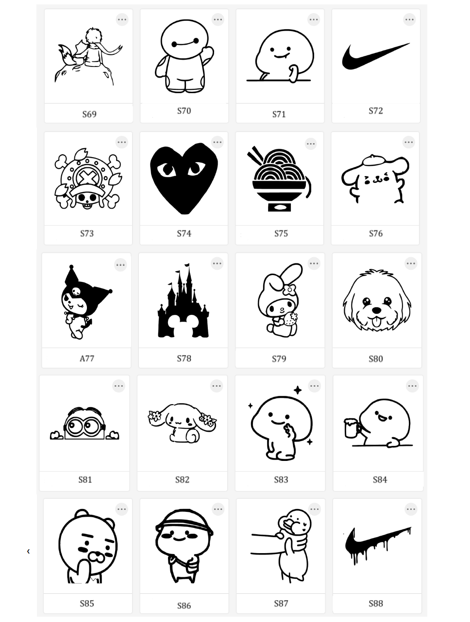 Stencils Selection — Artistra Studio