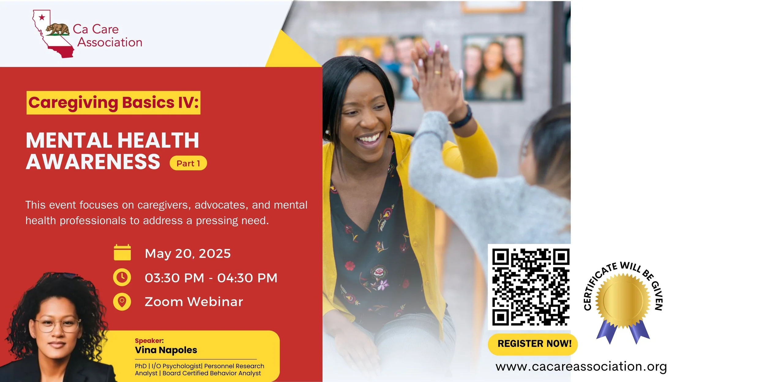 Caregiving Basics IV: Mental Health Awareness Part 1 — Ca Care Association