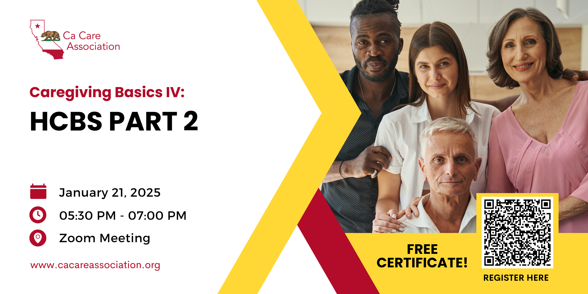 Caregiving Basics IV: HCBS Part 2 — Ca Care Association