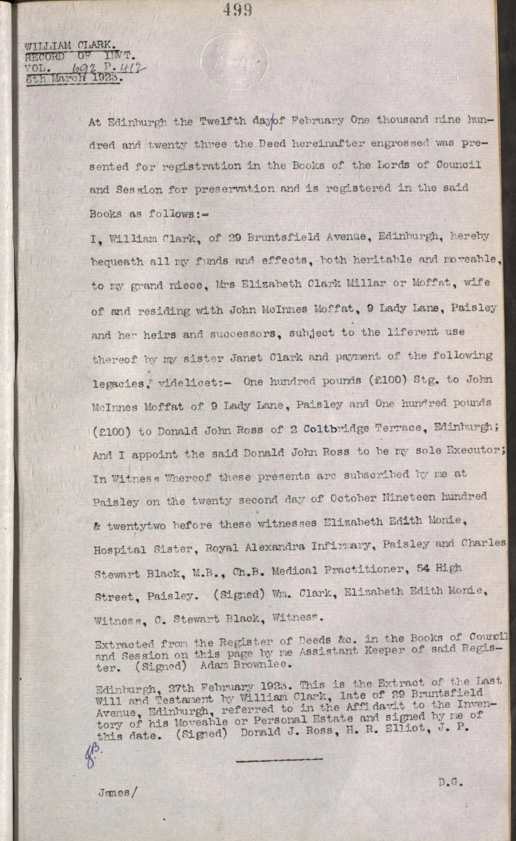 Uncle William? — Dae Ye Ken? Getting to know our Scottish ancestors