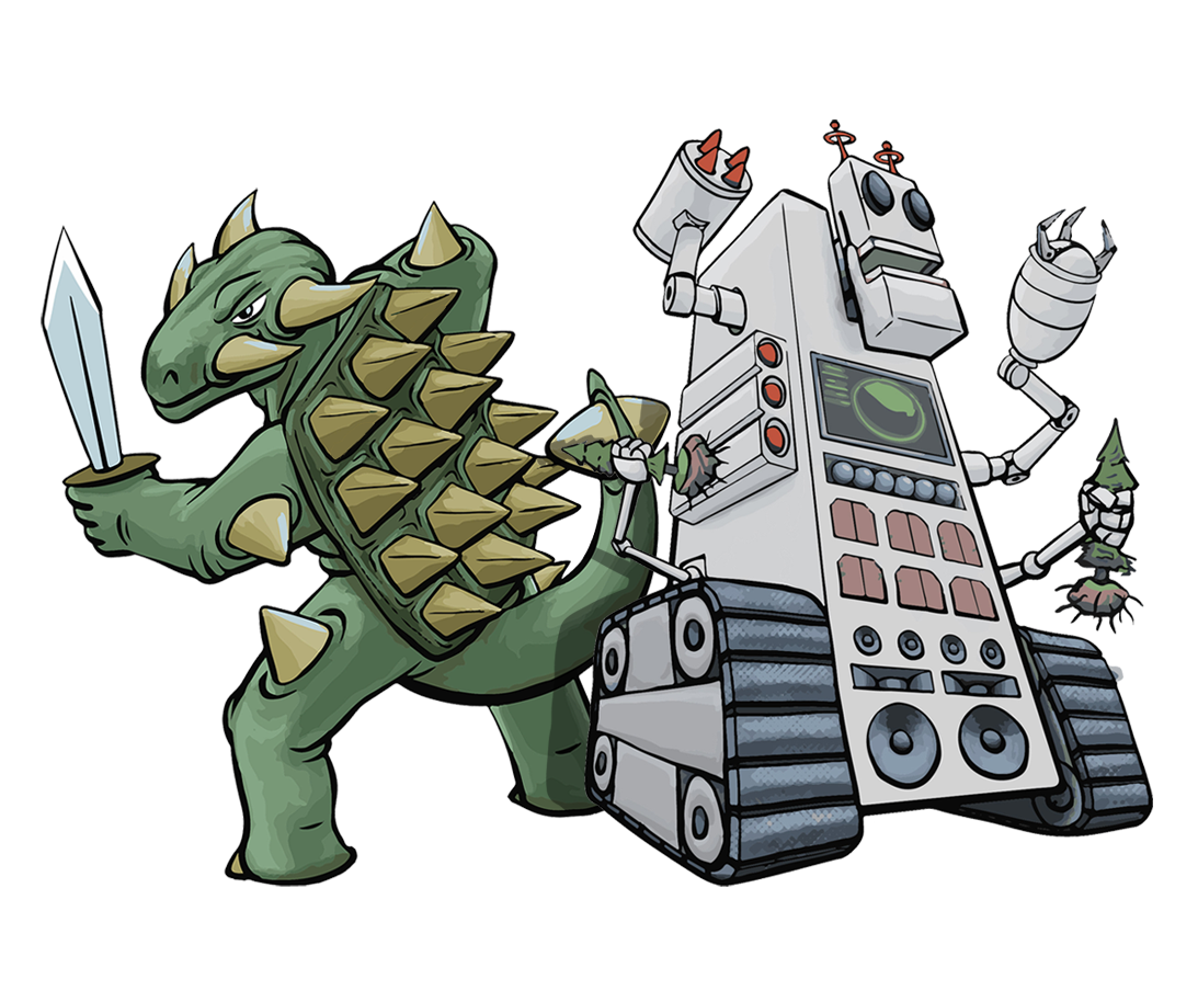 Robots vs. Dinosaurs