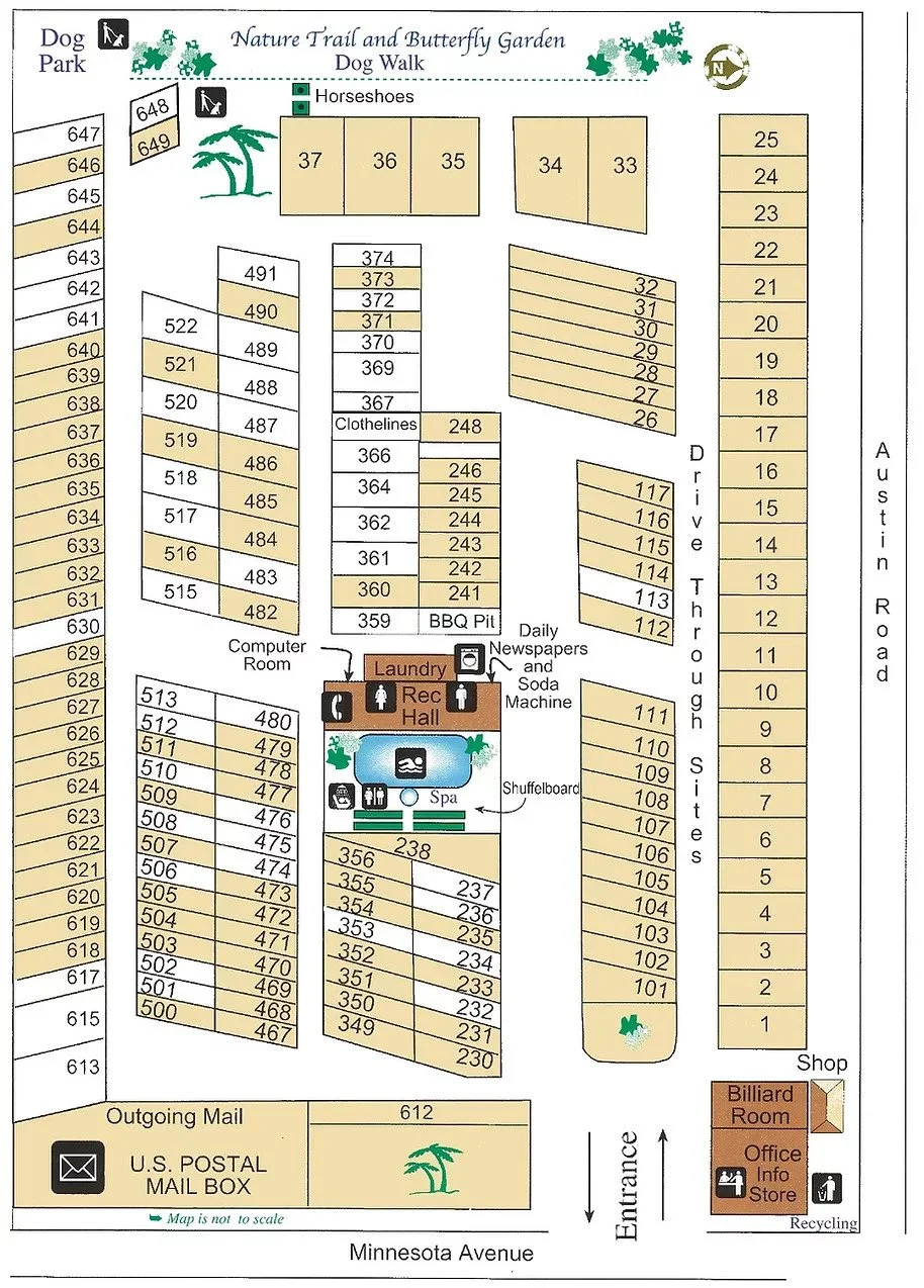 Park Map — Sunset Palms