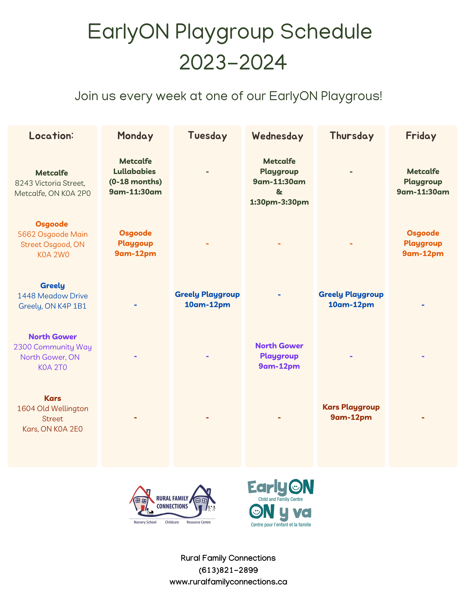 Rural Family Connections Ottawa Metcalfe